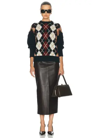 Khaite Timi Sweater In Navy