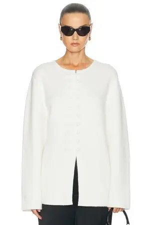 LISA YANG Han Fu Cardigan Jacket - Cream
