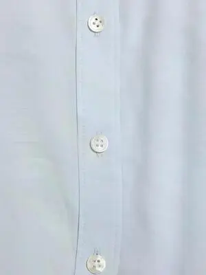 Theory Cutaway-hem Long-sleeved Shirt