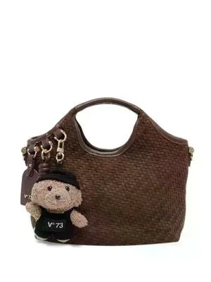 V°73 Zelda Woven Tote Bag - Brown