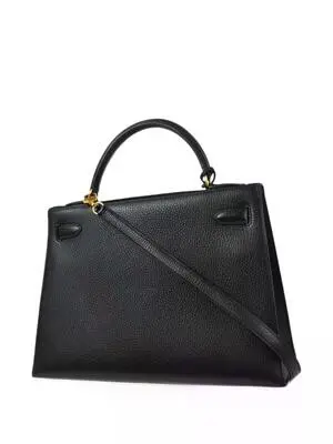 Hermès 1995 32 Kelly Sellier Handbag - Black
