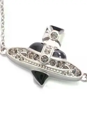 VIVIENNE WESTWOOD 2020s New Diamante Heart Orb Bracelet