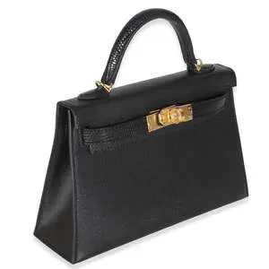 Hermès Madame Lizard Touch Sellier Kelly 20 Ii Ghw