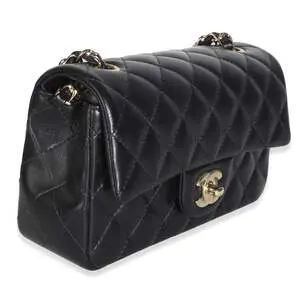 Chanel Quilted Lambskin Rectangular Flap Bag