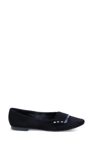 CHOCOLAT BLU Abbe Flat - Black Suede