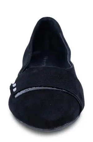 CHOCOLAT BLU Abbe Flat - Black Suede