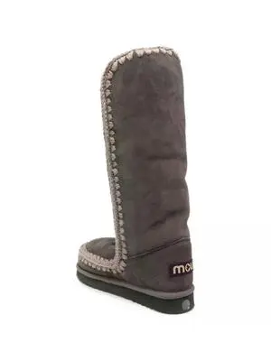 Mou Eskimo Crochet-trim Boots