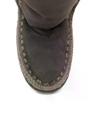 Mou Eskimo Crochet-trim Boots