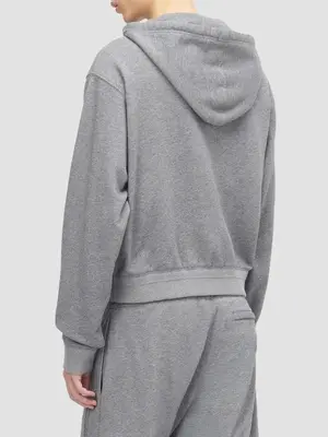 Alexander McQueen Ceremonial Embroidered Cotton Zip-up Hoodie