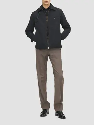 Alexander McQueen Braided Cotton-blend Zip-up Jacket
