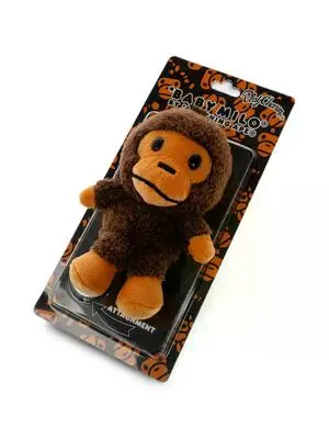 A BATHING APE Baby Milo Plush Phone Charm - Brown