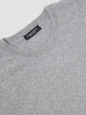 Stefano Ricci Cashmere Knit Crewneck Sweater - Grey