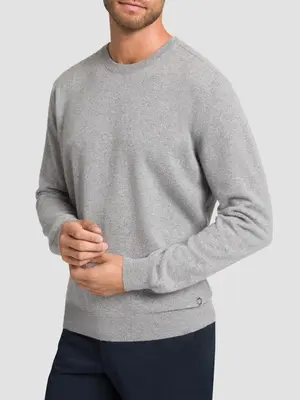 Stefano Ricci Cashmere Knit Crewneck Sweater - Grey