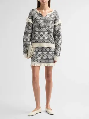 THE GARMENT Faroe Island Wool-cashmere Mini Skirt