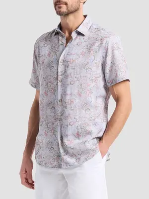 Robert Graham Windsong Floral Short-sleeve Shirt