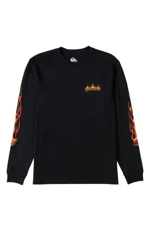 Quiksilver Flame On Graphic Long Sleeve T-shirt