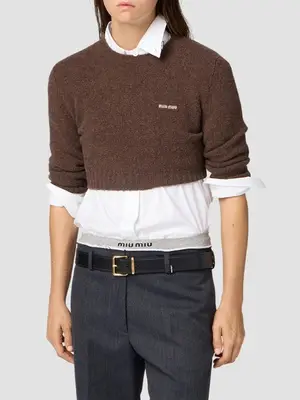 Miu Miu Wool And Cashmere Sweater
