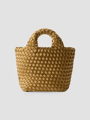 NAGHEDI St. Barths Petit Satin Top Handle Bag - Luce