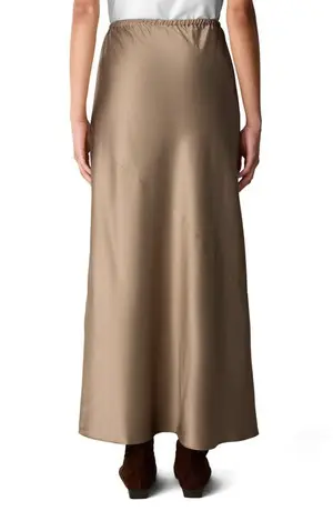 Eileen Fisher Bias Maxi Silk Skirt
