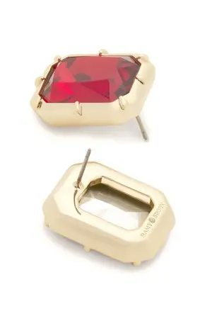 Ramy Brook Ciera Emerald Cut Stud Earrings