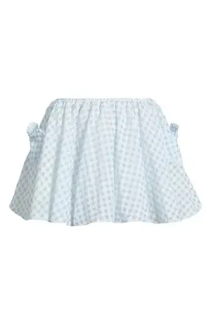 HELLO MOLLY Candlelit Lovers Gingham Miniskirt