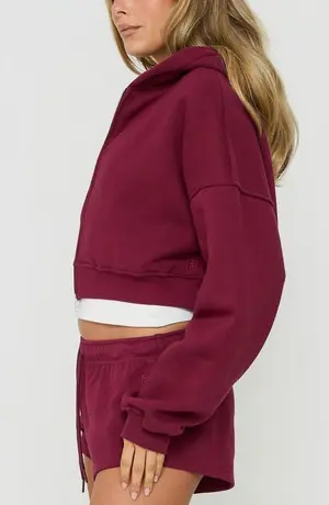 Princess Polly Zellah Crop Hoodie