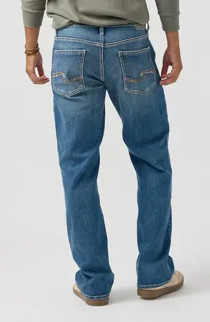 SILVER JEANS CO. Gordie High Waist Straight Leg Jeans
