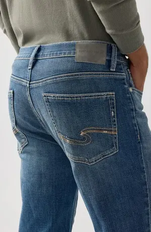 SILVER JEANS CO. Gordie High Waist Straight Leg Jeans