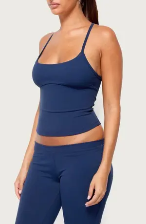 EDIKTED Dafni Scoop Neck Racerback Tank