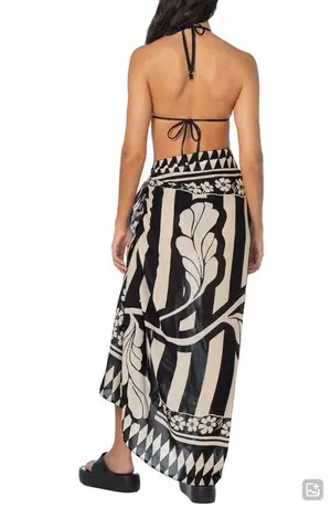 MAAJI Celestial Bloom Isla Pareo - Black