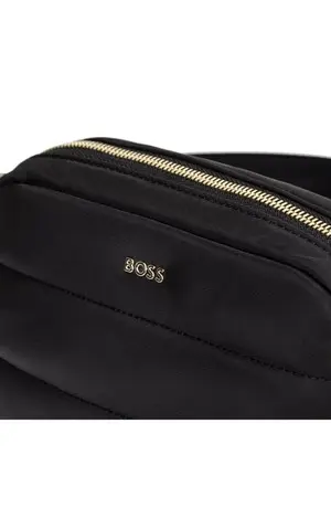 BOSS Sandy Recycled Polyester Crossbody Bag - Black