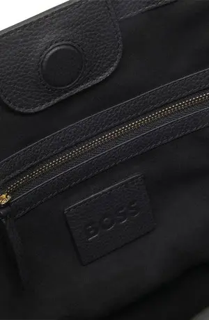 BOSS Ameline Leather Bucket Bag