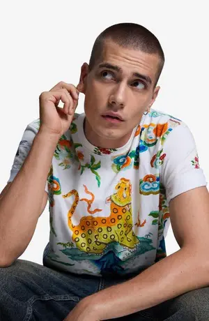 Desigual Tiger Graphic T-shirt
