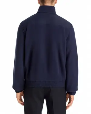 Moncler Grenoble Half Button Sweatshirt - Navy