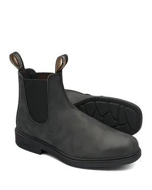 Blundstone Dress Series Leather Chelsea Boots - Rustic Black