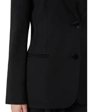 Max Mara Mstargenta Single Breasted Wool Blazer