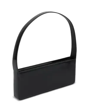 JIL SANDER Monolith East West Tonal Hardware Shoulder Bag - Black