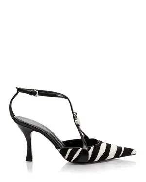 Alexander McQueen Locke Print Stilettos Pumps