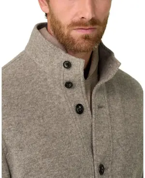 Boggi Milano Wool Cashmere Blend Melange Jacket