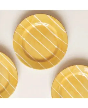 VALSA Dinner Plate Set Of 4 - Pineapple