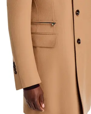Corneliani Wool Id Overcoat & Removable Insert