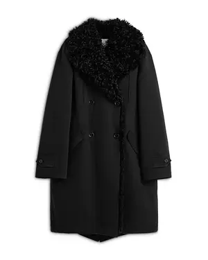 TOTEME Shearling Cotton Parka