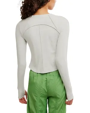 Free People Love Club Long Sleeve Tee