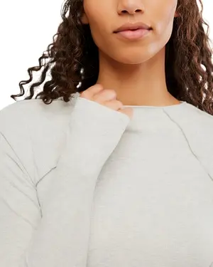 Free People Love Club Long Sleeve Tee
