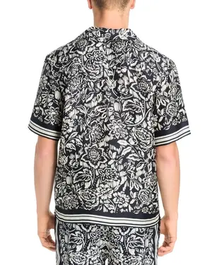 Simkhai Clarke Silk Printed Skirt