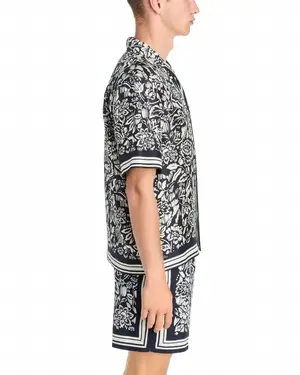 Simkhai Clarke Silk Printed Skirt