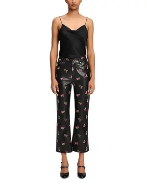 Cinq À Sept Tossed Roses Stevie Pants