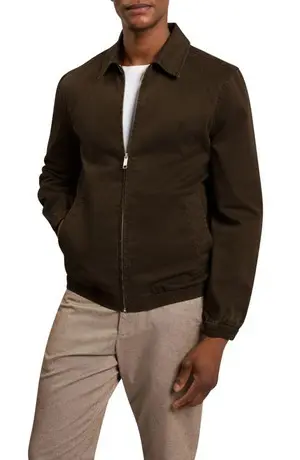 Ted Baker London Pollock Harrington Jacket - Olive