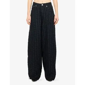 HAIKURE Bethany Bull Stripe Cotton-blend Jeans
