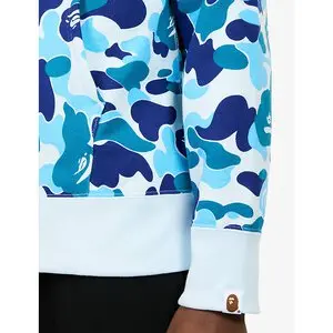 A BATHING APE Abc Camo College Pullover Cotton-jersey Hoody Xxl
